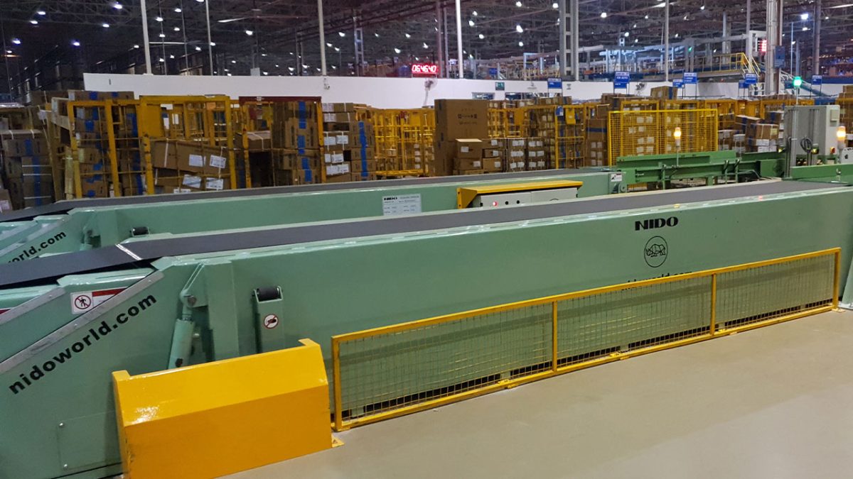 Online Barcode Verification System – Intralogistics Material & Data Flow