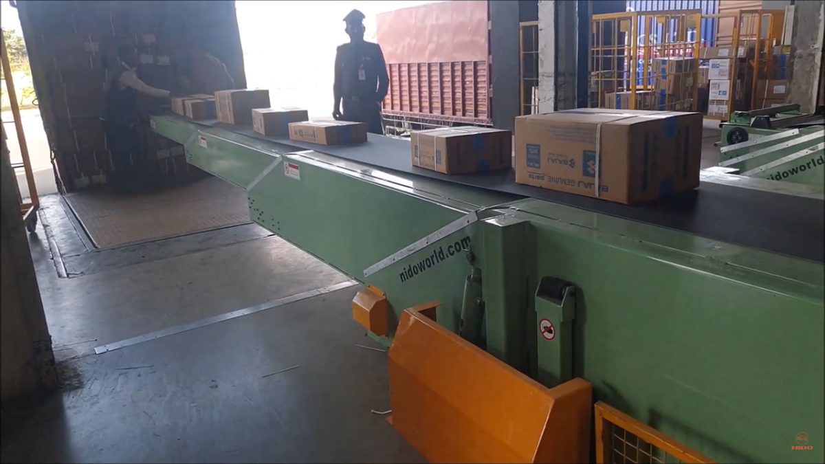 Online Barcode Verification System – Intralogistics Material & Data Flow