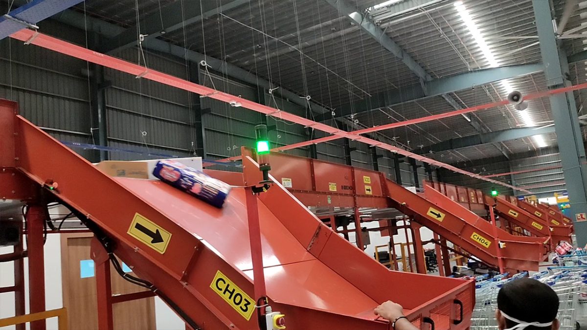 Volume Distribution System – Intralogistics Material & Data Flow